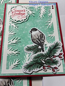 Chickadee Christmas Cards, Season's Greetings (set of 5) Stampin'up! Handmade - Etsy Canada