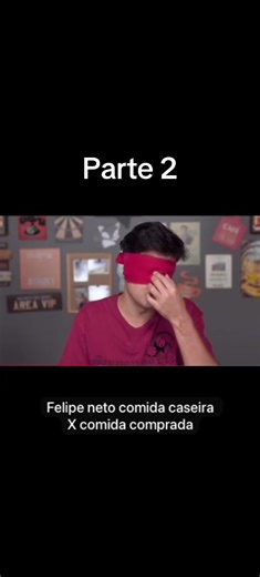 Video Felipe neto comida caseira vs comprada #fyp #felipeneto #foryou #comida