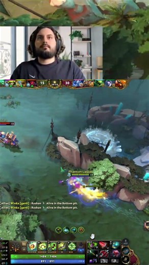 Epic Dota 2 Team Fight Near Objectives #shorts