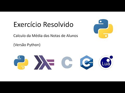 Exercicio Resolvido (Iniciante) - Cálculo da Média de Notas - Python