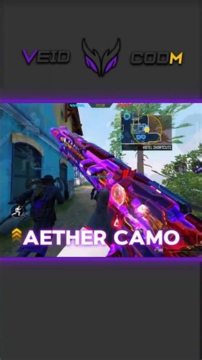 AK117 WITH AETHER CAMO 💜🔥 | #codm #ak117lavaremix #fyp