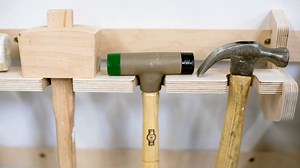 1.7K views · 33 reactions | In this week's #cleatoftheweek, Jake makes a Hammer Rack! Check out this quick build process #shapermade #frenchcleats You can find this design and many others on Shaperhub: https://shapertools.com/hub/ | Shaper | Facebook