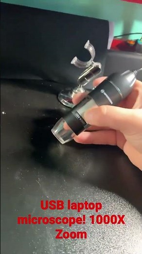 USB Microscope for laptop. 1000X Zoom #tech