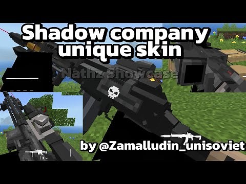 Shadow company unique skin pack Addon | Bedrock edition | 1.21.100+ | Nathz showcase