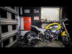 Werkes Usa exhaust installation for Ducati Scrambler 1100