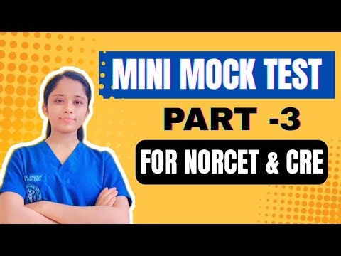 Mini Mock Test for NORCET 2025 | Practice MCQs with Answers & Explanation #norcet