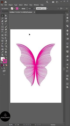 Adobe illustrator 2025 Tips creating butterfly 😂