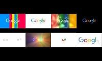 Mix of 8 videos from youtube : google logo history 2013-2018