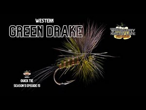Fly Tying Tutorial : Western Green Drake
