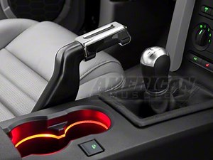 How To Install a Modern Billet Chrome E-Brake Handle Cover on Your 2005-2009 Mustang V6 or GT | AmericanMuscle