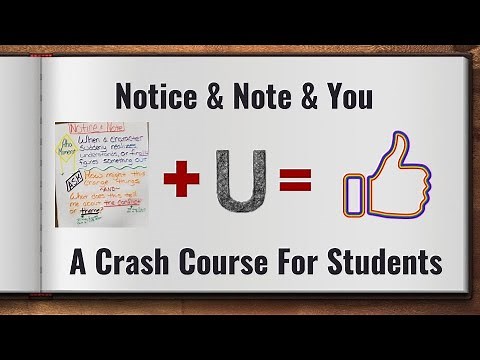 Notice and Note: A Student Crash Course