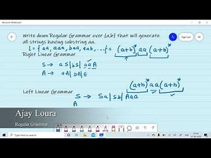 Lecture 12:Regular Grammar