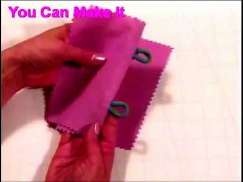 How to sew loops