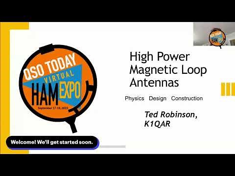 High Power Magnetic Loop Antenna Theory and Construction By Ted Robinson, K1QAR