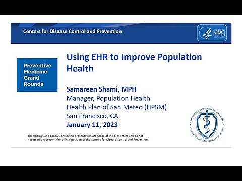 PMGR: Using Electronic Health Records (EHR) to Improve Population Health