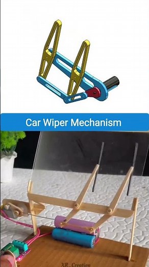 Car Wiper Mechanism Explained | How Windshield Wipers Work | 3D Design Animation