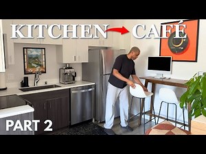 Cozy Studio Apartment Kitchen | Transformed My Kitchen into a Café: Part 2