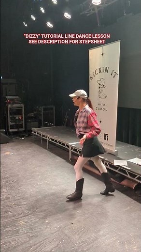 DIZZY - INTERMEDIATE LINE DANCE TUTORIAL LESSON