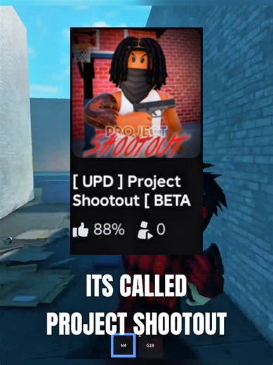 This game is called Project Shootout, discord server in account bio #robloxfyp #robloxhood #roblox #fyp
