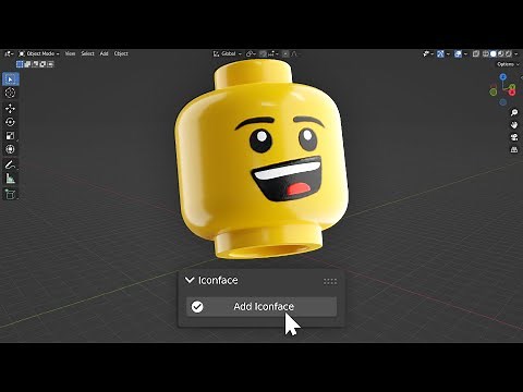 How I Make Custom LEGO Heads in Blender - Iconface Addon