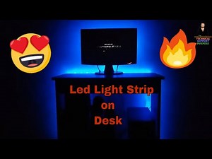 How To Setup Led Strip Lights on Desk