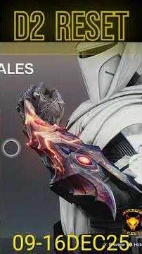 D2 RESET SHORT REPORT 09-16DEC25 #destiny2