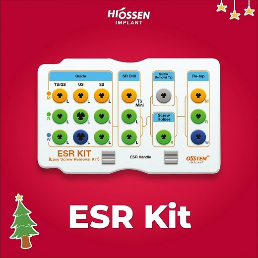 Hiossen Implant on Instagram: ""Características de nuestro ESR Kit: *Guide Drill *SR Drill *SR Tip *Screw Holder *ESR Handle *Abutment Removal Tip *Re-Tap Ideal para ayudar a los cirujanos dentales en el proceso de extracción de implantes, mejorando la velocidad y el éxito de extracción. ¿Qué esperas? Pregunta ¡YA! 🤳 Información dirigida a profesionales de la salud 👨🏻‍⚕️👩🏻‍⚕️ #hiossengoodfriend""