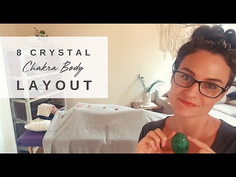 8 Crystal Chakra Body Layout - How to correctly place crystals on the chakras for healing