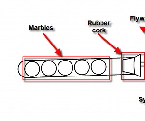 Marble Stirling Engine (rotating)