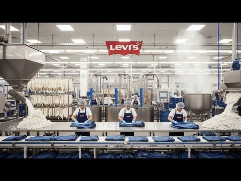 Inside the $6B Levi’s Denim Factory: From Cotton to Luxury Jeans (Full Process Documentary)