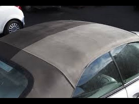 Waterproofing a convertible cabriolet roof (very cheaply) HD