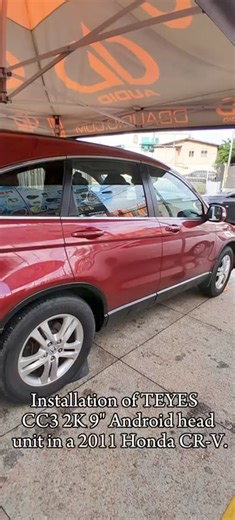 Installation of TEYES CC3 2K 9" Android head unit in a 2011 Honda CR-V. | Triple R Electronics Ltd.