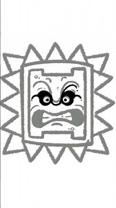 Drawing a Thwomp #art #drawing #nintendo #sketch #gaming