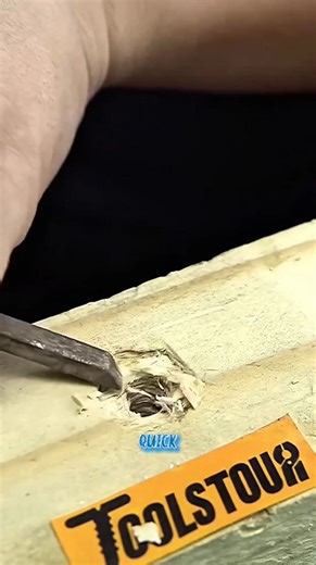 Bolt to chisel point, secure anchor in wood. #DIYFastener #WoodworkingHack #modifiedbolt | Potemaster Fans