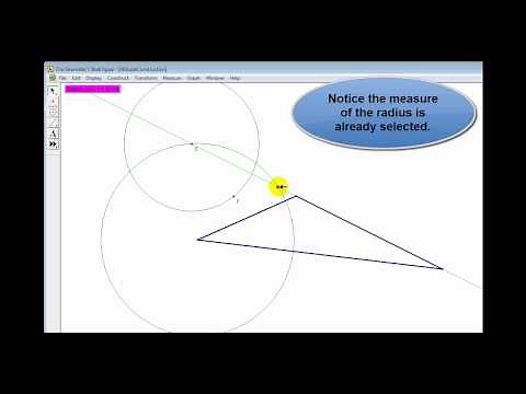 Constructing the Altitude of a Triangle Using Geometer's Sketchpad