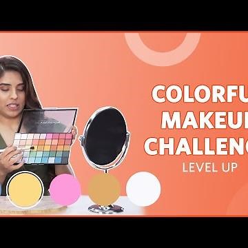 Random Color Makeup Challenge | Makeup Challenge | Level Up - Myntra Studio