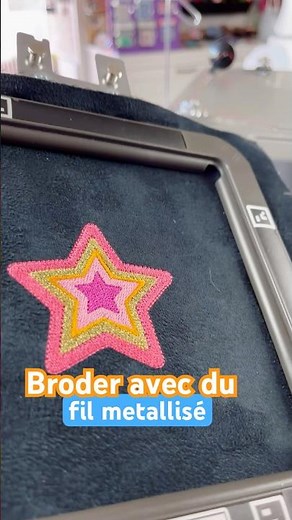 Embroidering with metallic thread, tutorial Friday 06/27 ✨ #machineembroidery @BrotherSewingCraft...