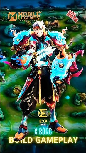 Xborg Metro Zero | X Borg Gameplay 2025 | Xborg Build 2025 #mobilelegends #gameplay #xborg