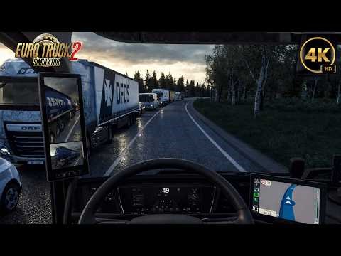 ETS2 1.58 | Volvo Next-Gen Physics Mod | Ultra Realistic POV | 4K POV