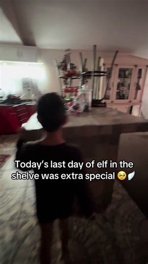 Last day for elf was very emotional. We miss him tremendously#elfontheshelve#emotional#angel#missyousomuch#fyp