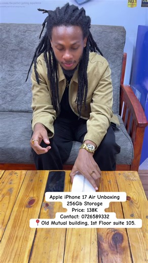 Apple iPhone 17 Air Unboxing with 256GB Storage