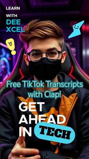 How to Transcribe TikTok Videos for Free with Clap Tool #tips #shorts #shortstutorial