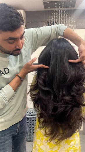 👉 Butterfly Layers / Super Long Layers/ Long layers /Advance Haircut/Step cut #shorts