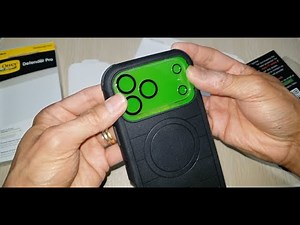 OtterBox Defender Pro Apple iPhone 17 Pro Max Case + Holster & Camera Glass Protector Installation