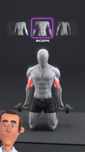 Series of 3D exercises. #animation #gym #health #shorts