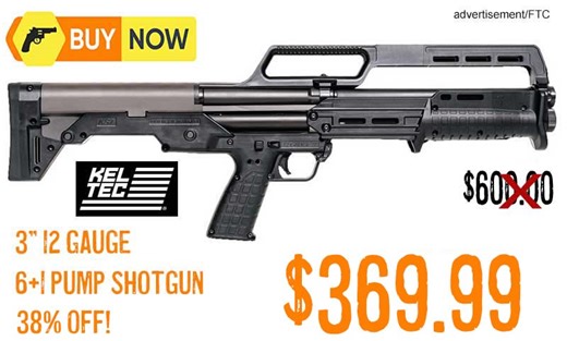 KEL-TEC KS7 12 Gauge 3″ 6 1 Pump Shotgun $369.99
