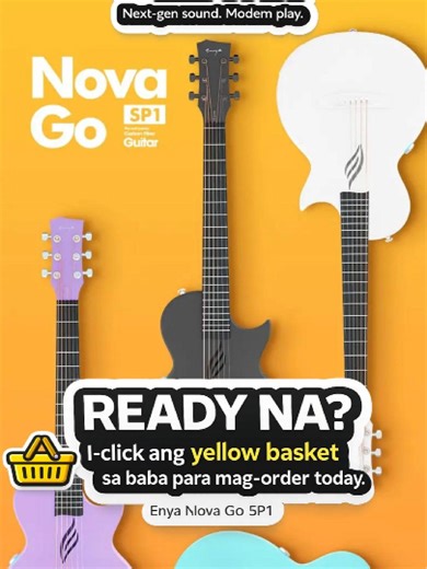 Gusto mo ba ng gitara na hindi basta-basta nasisira at puno pa ng smart features? 🎸✨ Meet the Enya Nova Go SP1! Gawa sa Carbon Fiber kaya hindi takot sa init o lamig—no more warping! ❌ May built-in effects na rin (Reverb, Delay, Fusion) kahit hindi nakasaksak sa amp. Perfect para sa mga travelers at musicians on-the-go. ✈️⛰️ Super lightweight, 10-hour battery life, at pwedeng-pwede i-connect sa phone para sa recording. #EnyaNovaGoSP1 #CarbonFiberGuitar #TravelGuitar #SmartGuitar #GuitarLovers #