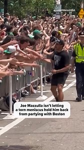 He jumped out the duck boat window 😂 | Boston Celtics on CBS Sports