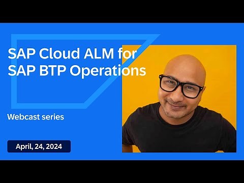 SAP Cloud ALM for SAP BTP Operations ✨