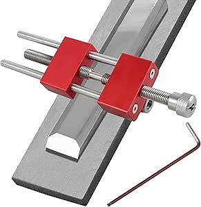 Guide for Chisels and Planes with Two rollers Aluminum Alloy Chisel Sharpening Jig Woodworking Angle Fixture Honing Guide for 0-3.35 Inch Chisels and Planers